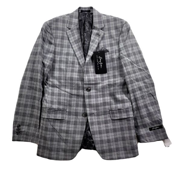 Sean John | Suits & Blazers | Sean John Grey Plaid Suit Jacket Mens 36r ...